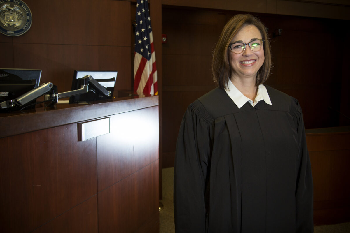 Judge Jennifer Valencia takes the bench in Ogden, armed with optimism ...